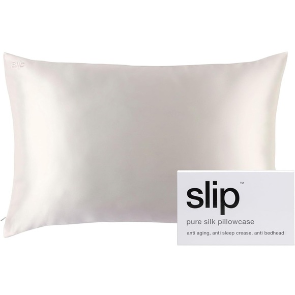 slip | Bedding | Nib Slip Pure Silk Queen Pillowcase White Queen 2 X 30 ...